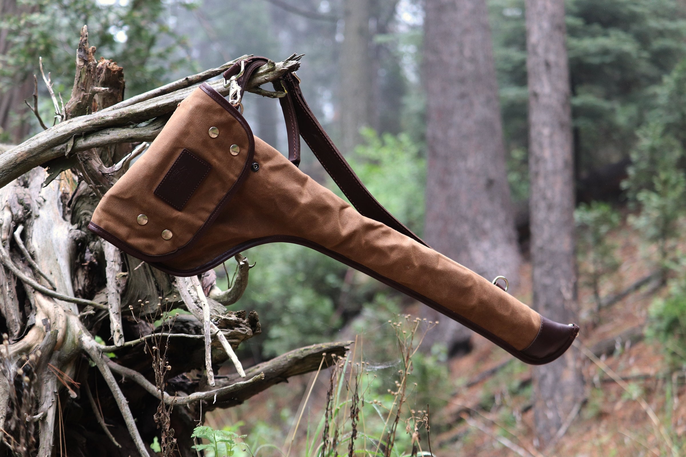 Leather & Waxed Canvas Axe Carry Case and Shoulder Bag - Etsy Australia