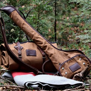 Leather & Waxed Canvas Axe Carry Case and Shoulder Bag - Etsy