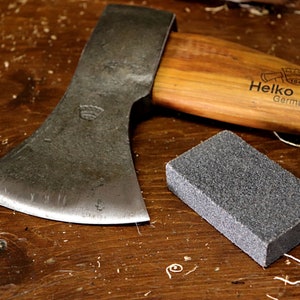 Axe Maintenance Kit - With Leather Tool Roll, Sharpening Stone ...