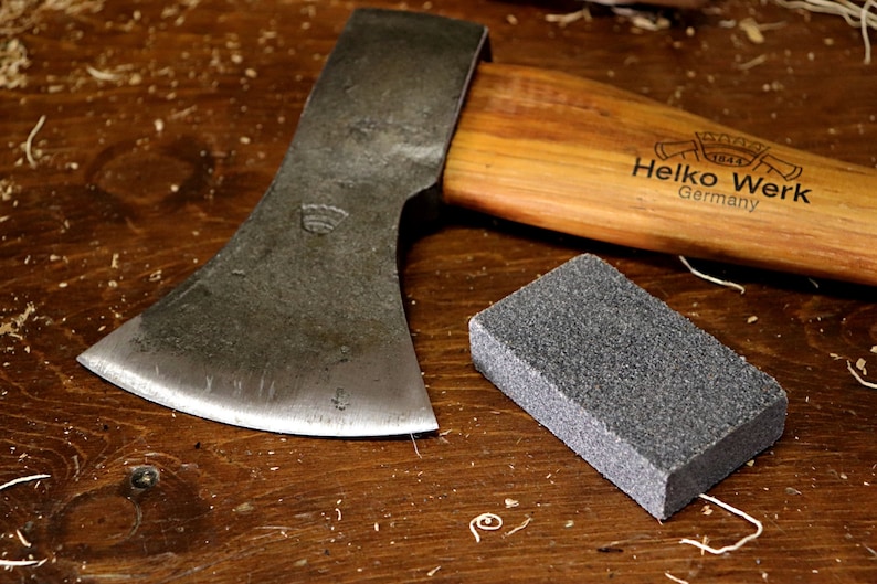 Axe Maintenance Kit - With Leather Tool Roll, Sharpening Stone ...