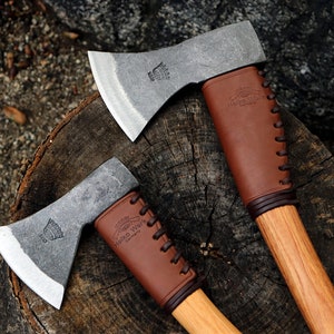Leather Handle Guard and Protector - Axe Collar and Hatchet Collar ...
