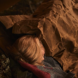 Rustic Waxed Canvas Cowboy Bedroll, With Leather Roll Straps Cowboy ...