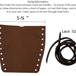 Leather Handle Guard and Protector - Axe Collar and Hatchet Collar ...