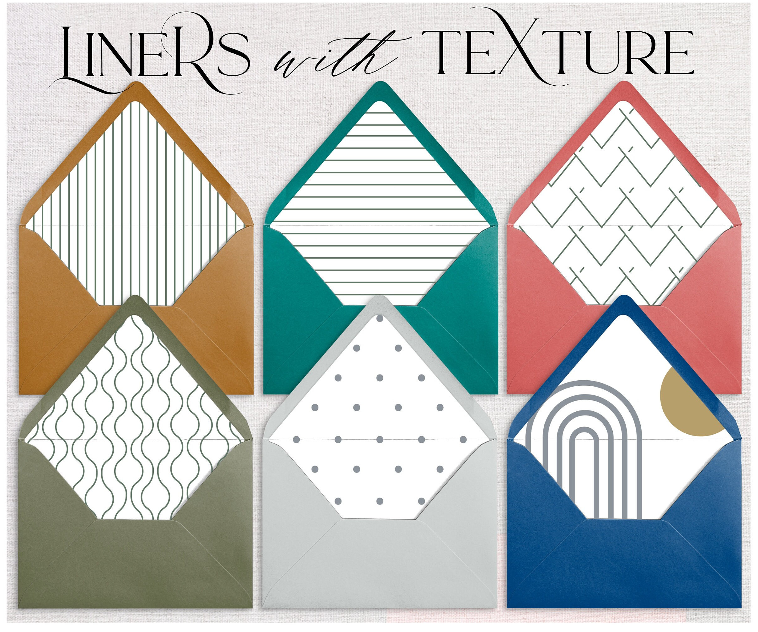 Printed Envelope Liners for Your DIY Wedding Invitations - Etsy