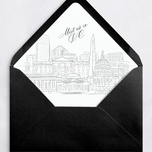 Printable Washington D.C Monuments and Skyline Illustrations - Etsy