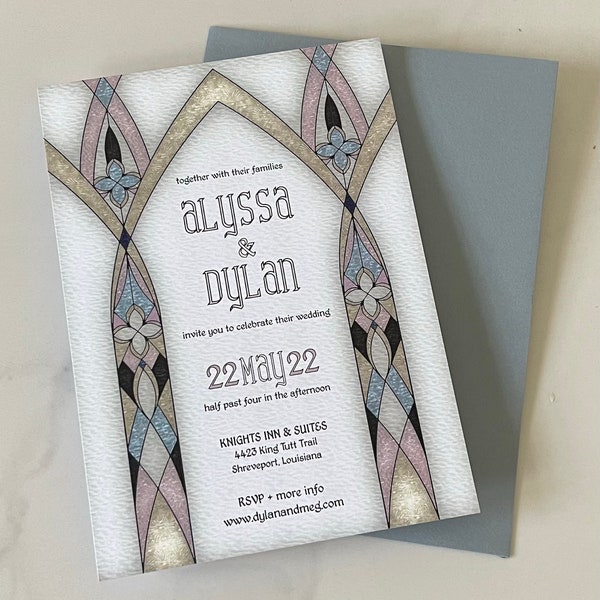 Glass Invitations - Etsy