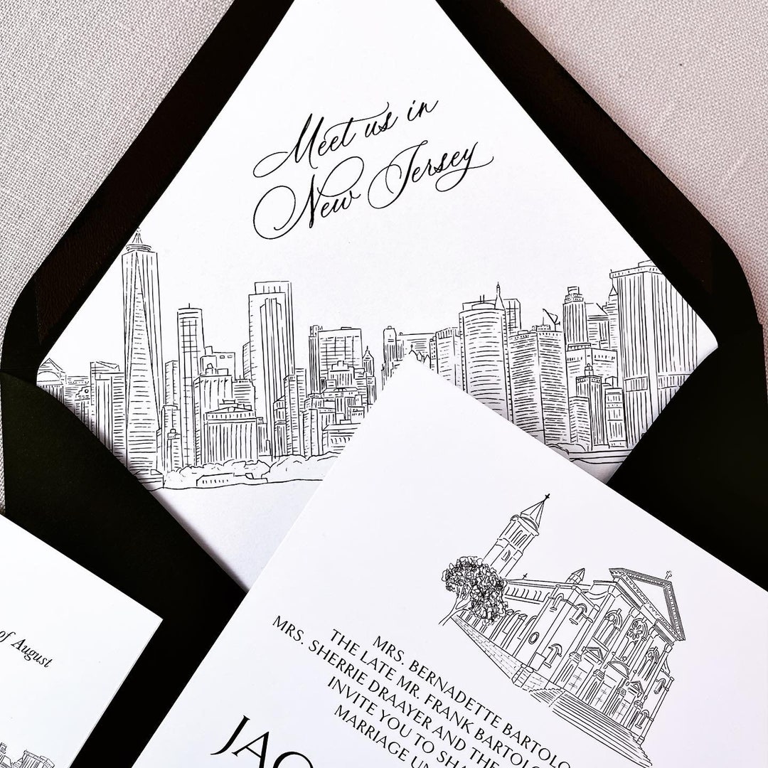Custom Skyline Envelope Liners for Any Size Envelopes | Envelope Liner ...
