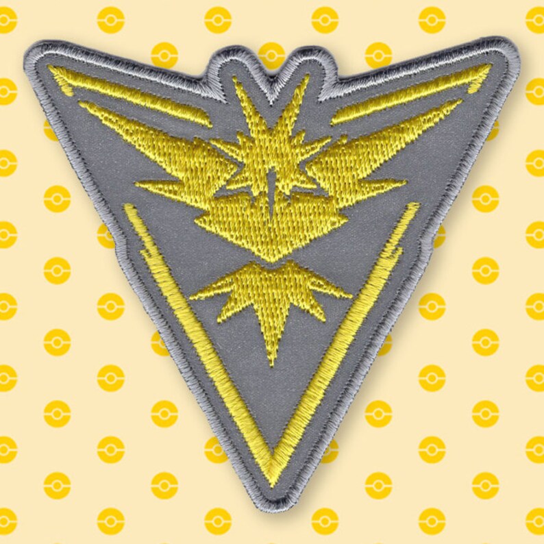 Pokemon Go Reflective Team Badges - Etsy
