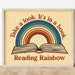 Reading Rainbow Book SVG PNG Digital Download Vinyl Cut File - Etsy