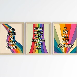 Shade Never Made Anybody Less Gay Digital Art Print - Etsy