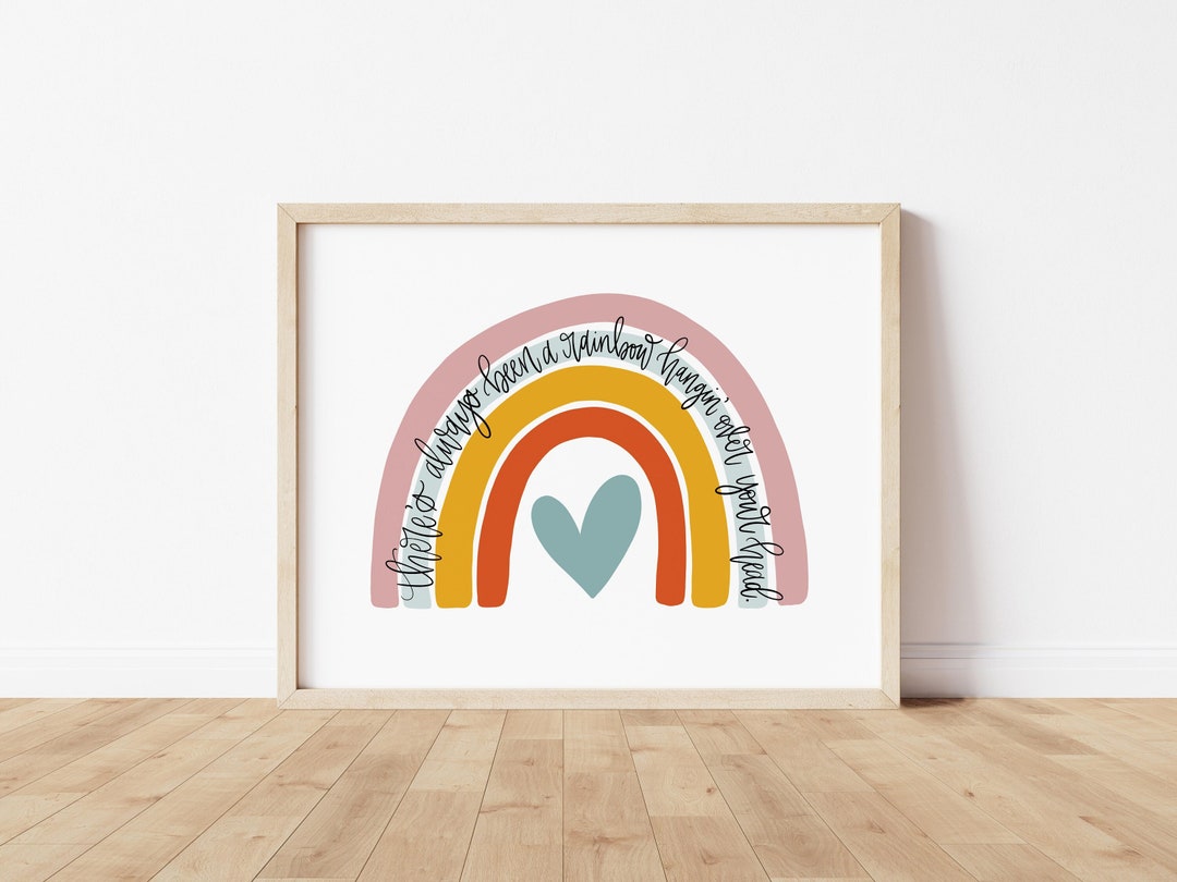 Rainbow Digital Art Print - Etsy