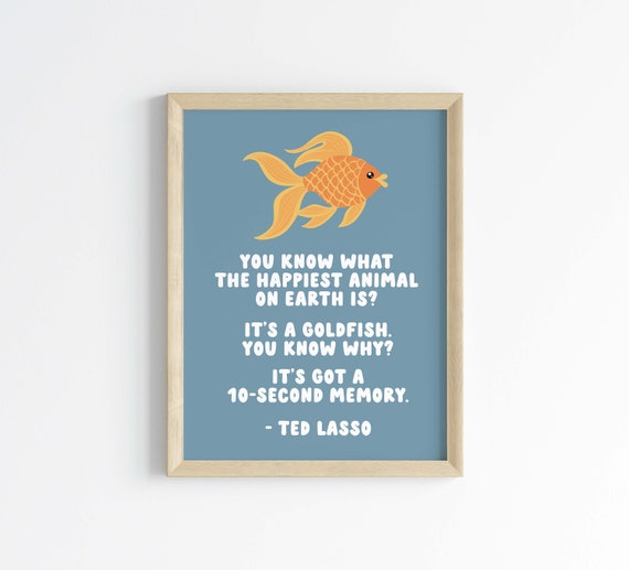Be A Goldfish Digital Art Print | Etsy