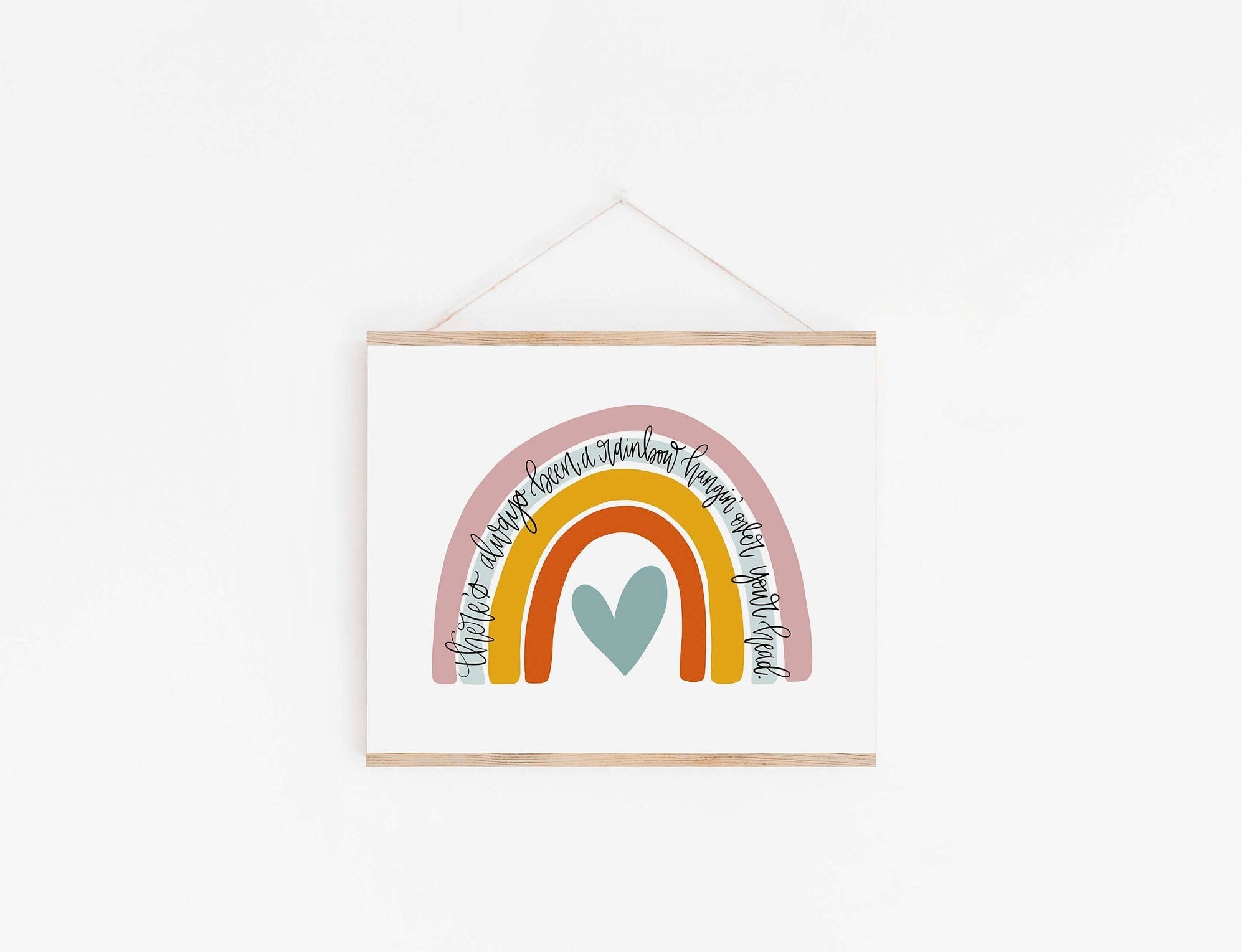Rainbow Digital Art Print - Etsy