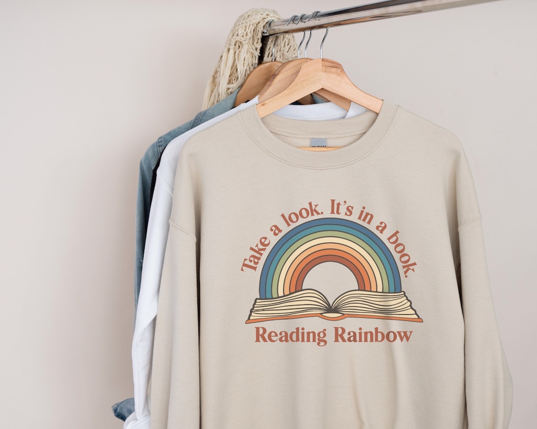 Reading Rainbow Book SVG PNG Digital Download Vinyl Cut File - Etsy
