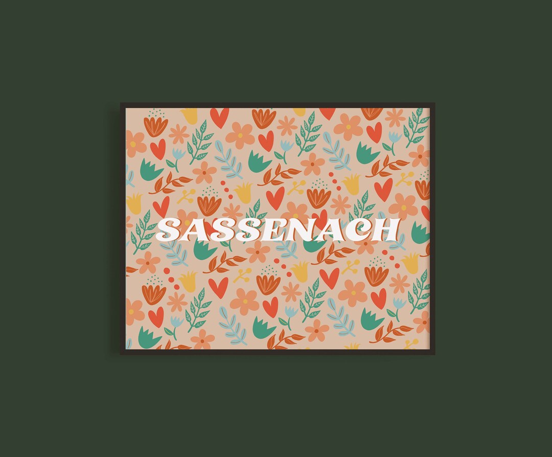 Sassenach Outlander Digital Art Print - Etsy