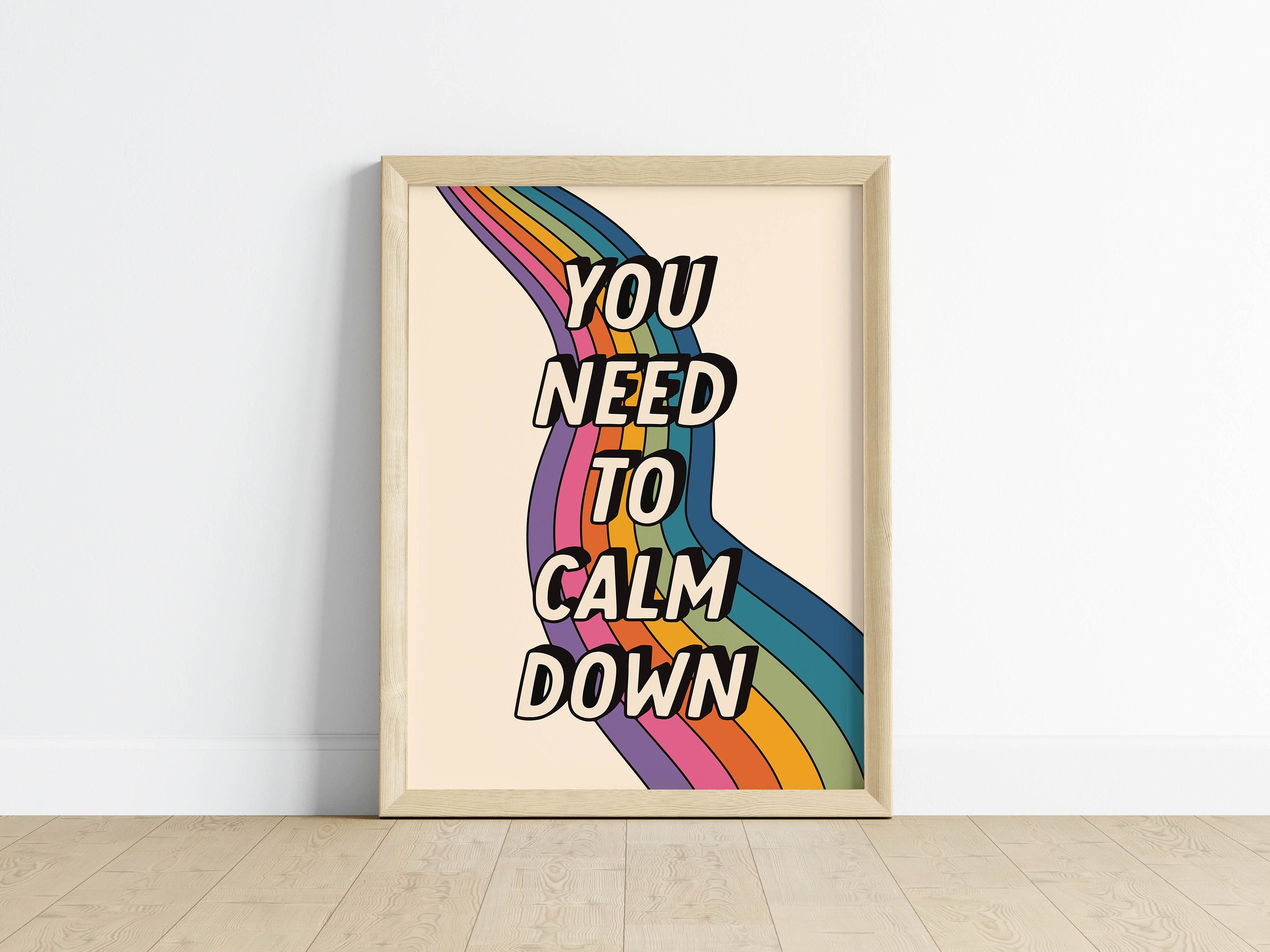 You Need to Calm Down Digital Art Print - Etsy