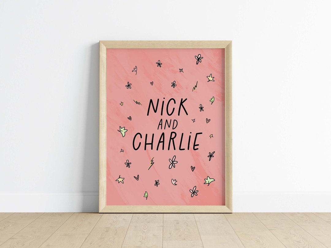 Nick and Charlie Digital Art Print - Etsy