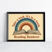 Reading Rainbow Retro Digital Art Print - Etsy