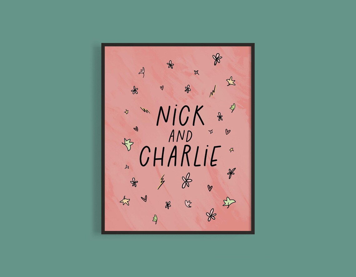 Set of 5 Heartstopper Digital Art Prints - Etsy