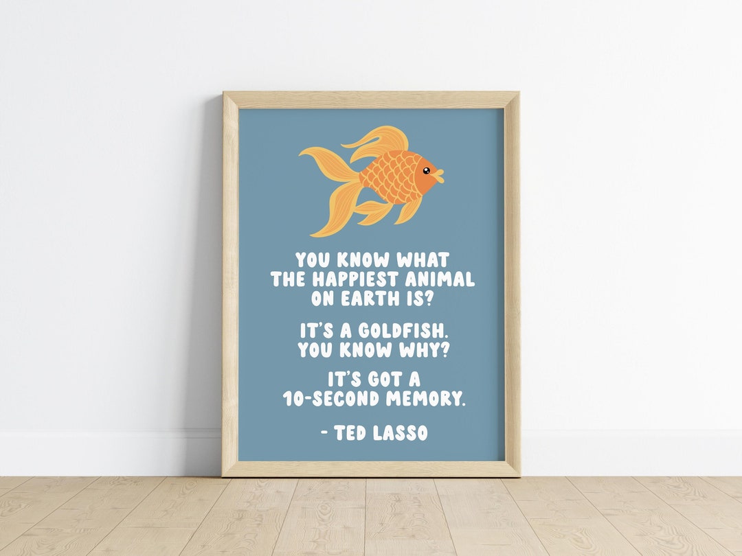 Be A Goldfish Digital Art Print - Etsy