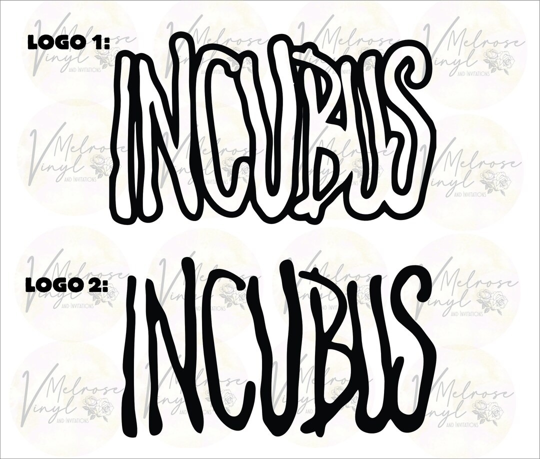 Incubus Band Logo Vinyl Decal - Hard Rock Sticker - Etsy