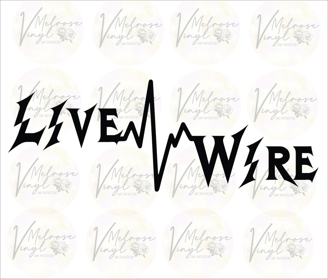 Live Wire Vinyl Decal Sticker - Motley Crue Inspired - Etsy
