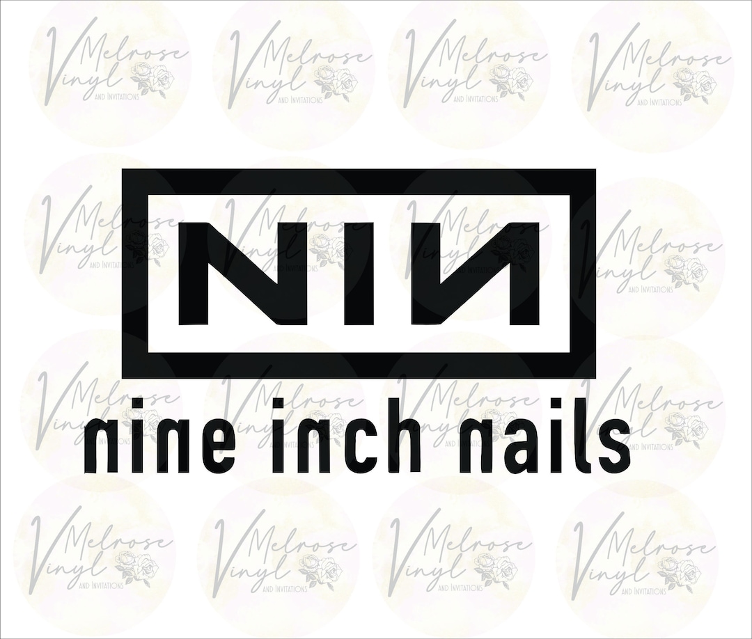 Nine Inch Nails Logo Vinyl Decal Sticker Rock Music Various Colors and ...