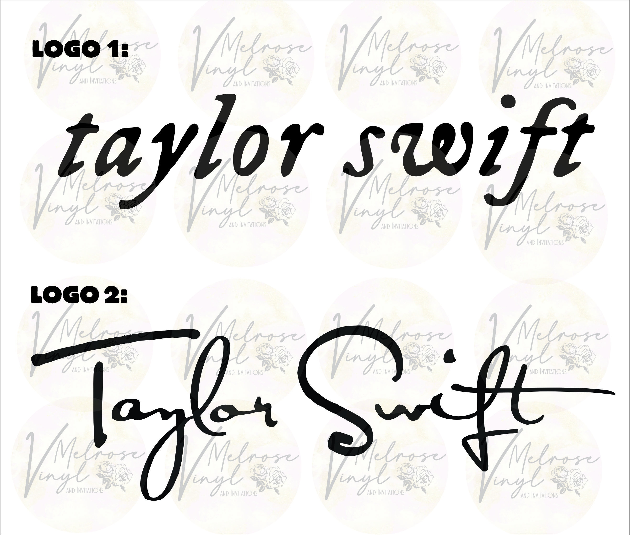 Taylor Swift Logo Vinyl Decal Sticker Choose Your Version Music Various ...