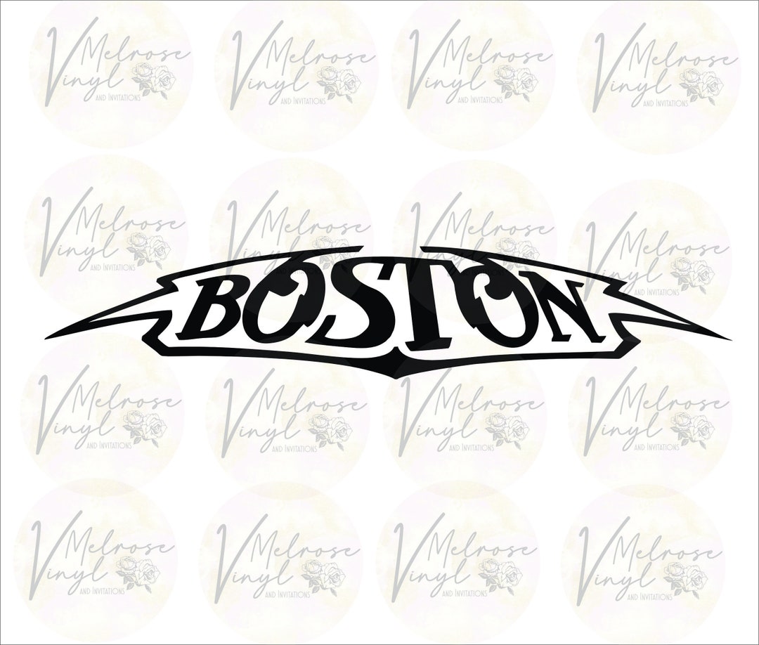 BOSTON Logo - Vinyl Decal Sticker - Rock & Roll - Various Colors and ...