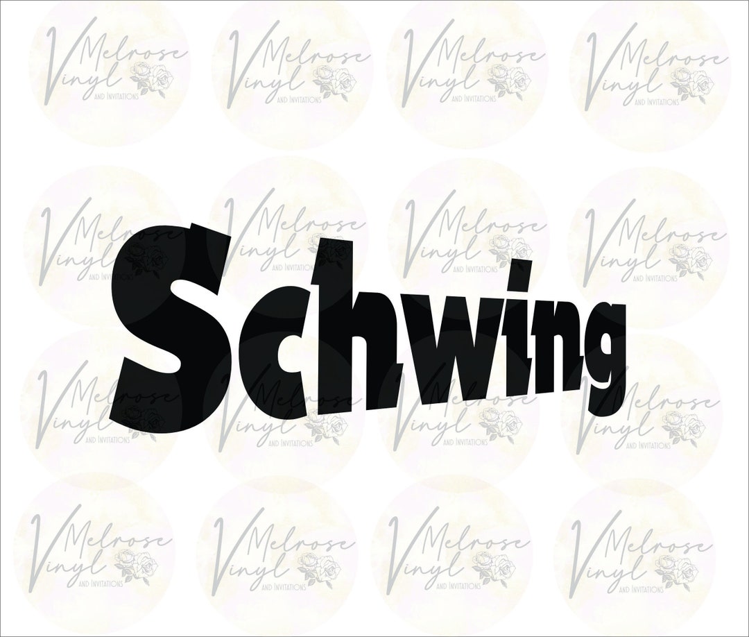 SCHWING - Wayne's World - Vinyl Decal Sticker - Wayne's World Movie ...