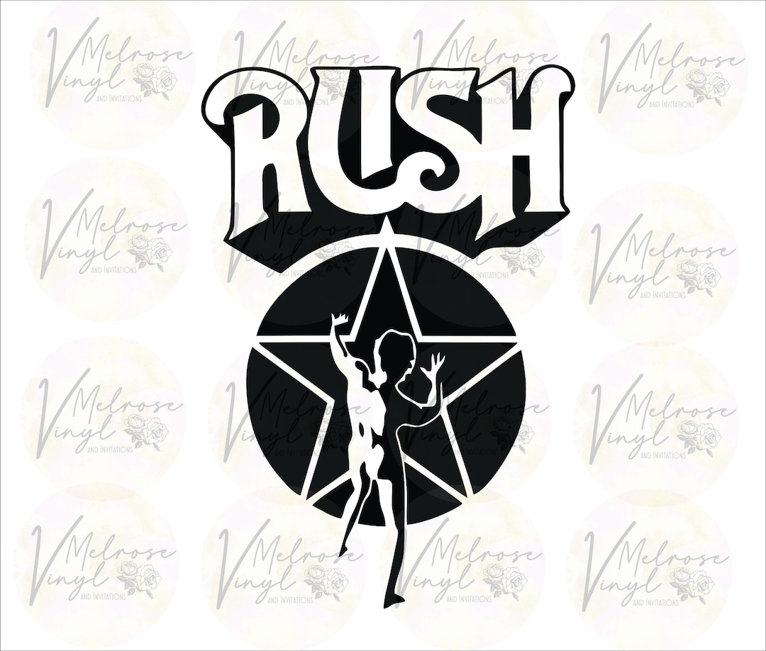 Rush Band Logo - Vinyl Decal Sticker - Hard Rock - Various Colors and Sizes - Etsy