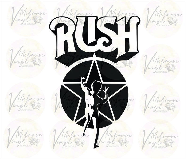 Rush Band Logo Vinyl Decal Sticker Hard Rock Various - Etsy