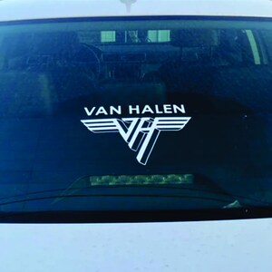 Van Halen Logo - Vinyl Decal Sticker - Classic Rock - Various Colors ...