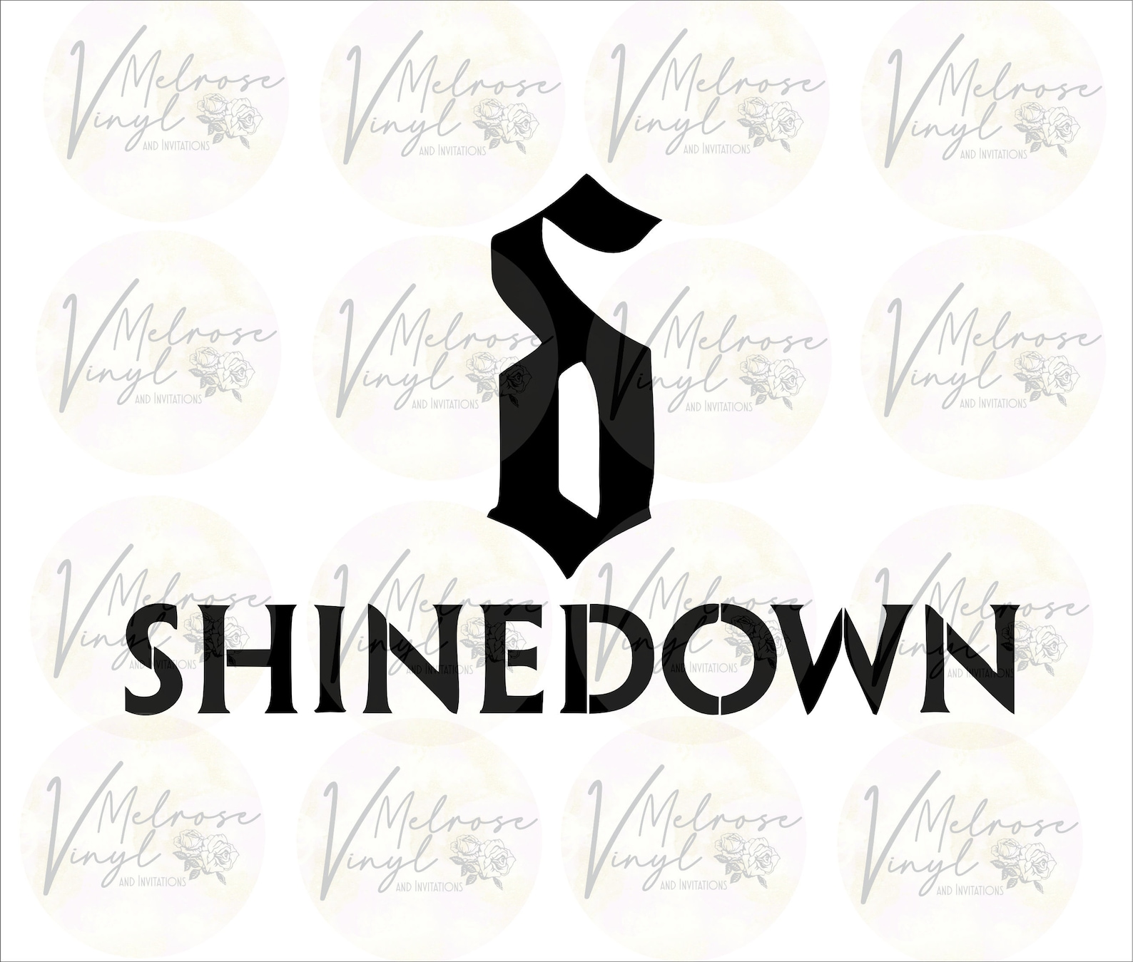 Shinedown Band Logo Vinyl Decal Sticker Rock Music - Etsy