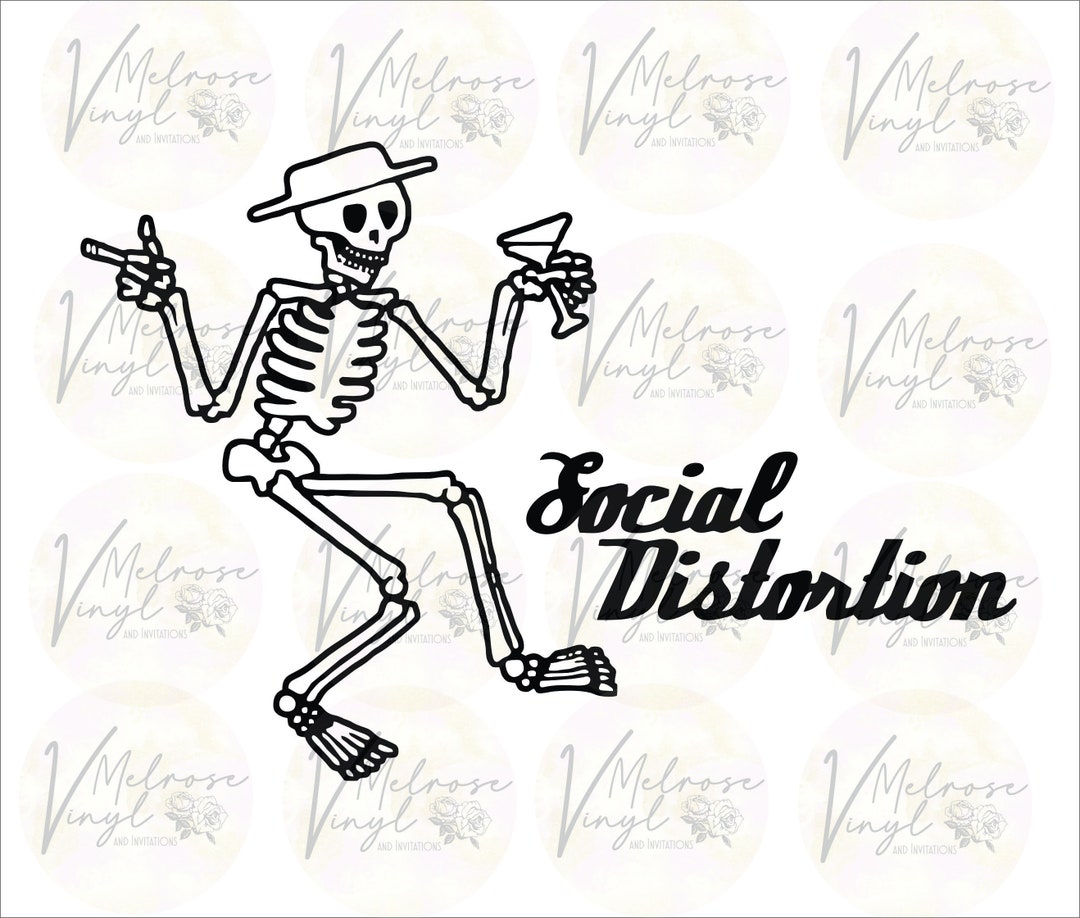 Social Distortion Band Logo - Vinyl Decal Sticker - Hard Rock - Various ...