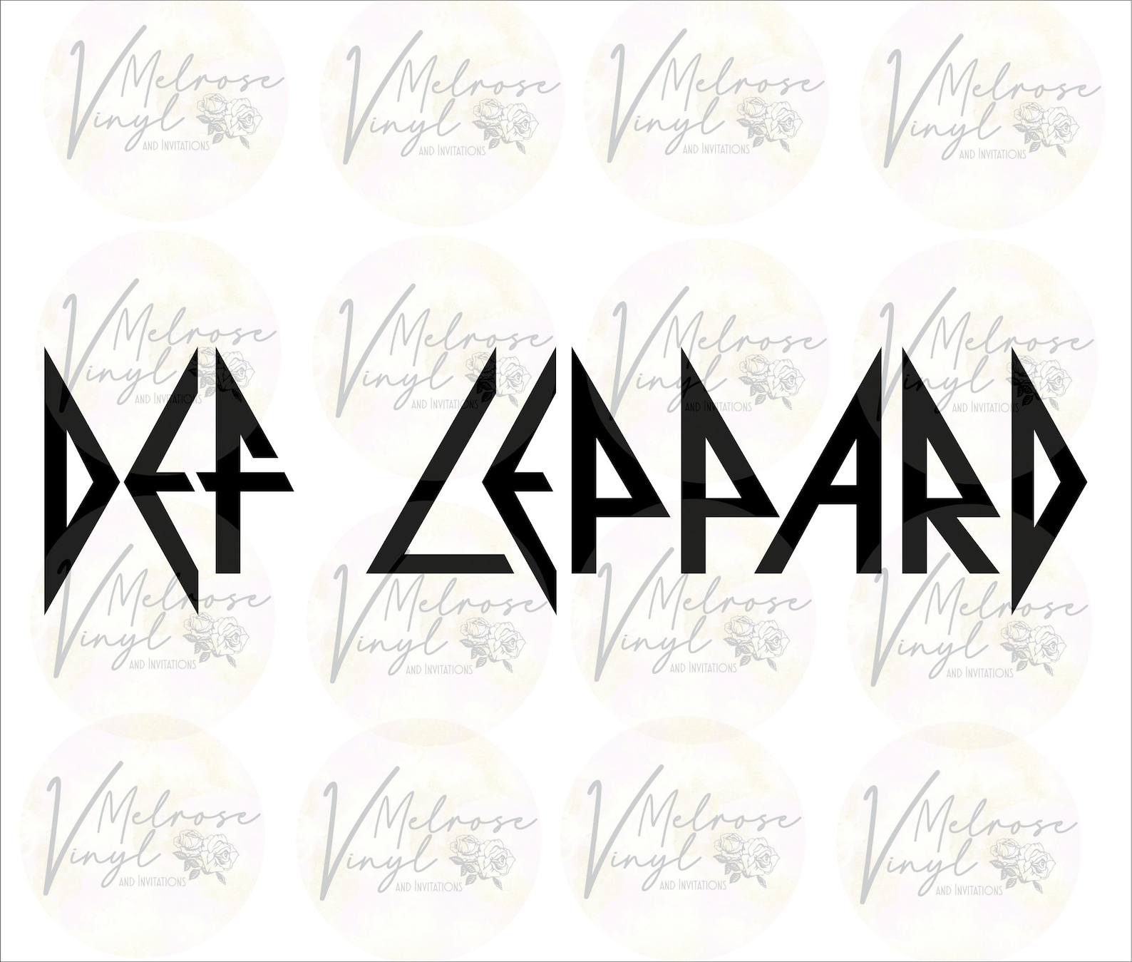 DEF LEPPARD Vinyl Decal Sticker Rock & Roll Hair Band - Etsy