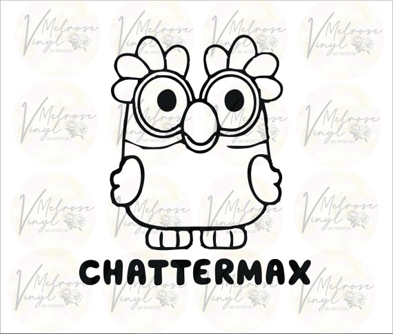 CHATTERMAX Vinyl Decal Sticker Bluey TV Show Various | Etsy
