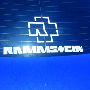 Rammstein Logo - Vinyl Decal Sticker - Metal - Various Colors and Sizes ...