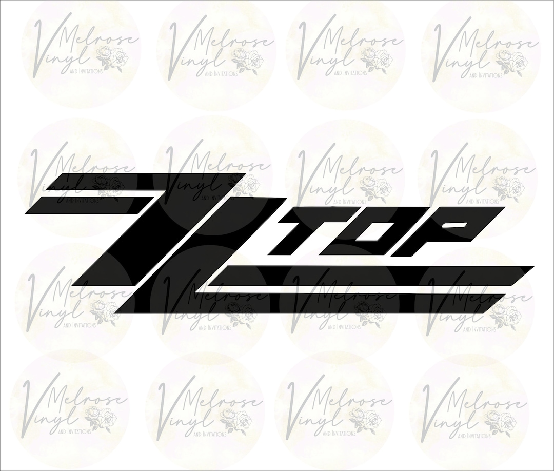 ZZ Top - Vinyl Decal Sticker - Rock & Roll - Various Colors and Sizes ...