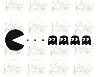 Pacman Decal - Etsy