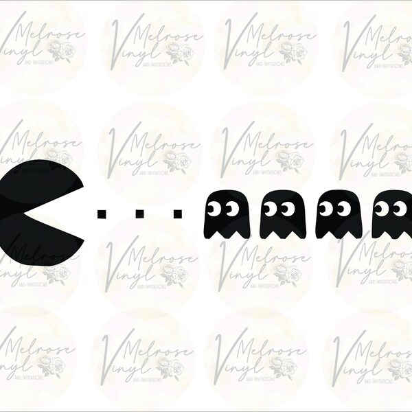 Pacman Vinyl Decals - Etsy