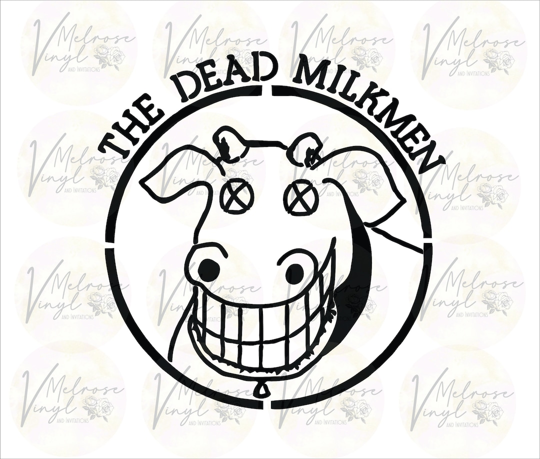 The Dead Milkmen Band Logo - Vinyl Decal Sticker - Hard Rock - Various ...