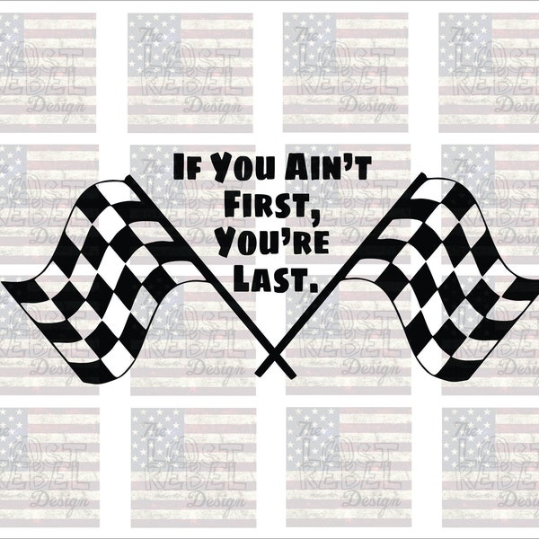 If You Aint First Your Last Sticker - Etsy