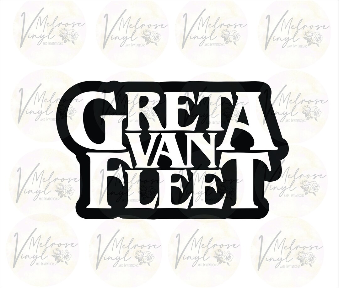 Greta Van Fleet Band Logo - Vinyl Decal Sticker - Rock Music - Various ...