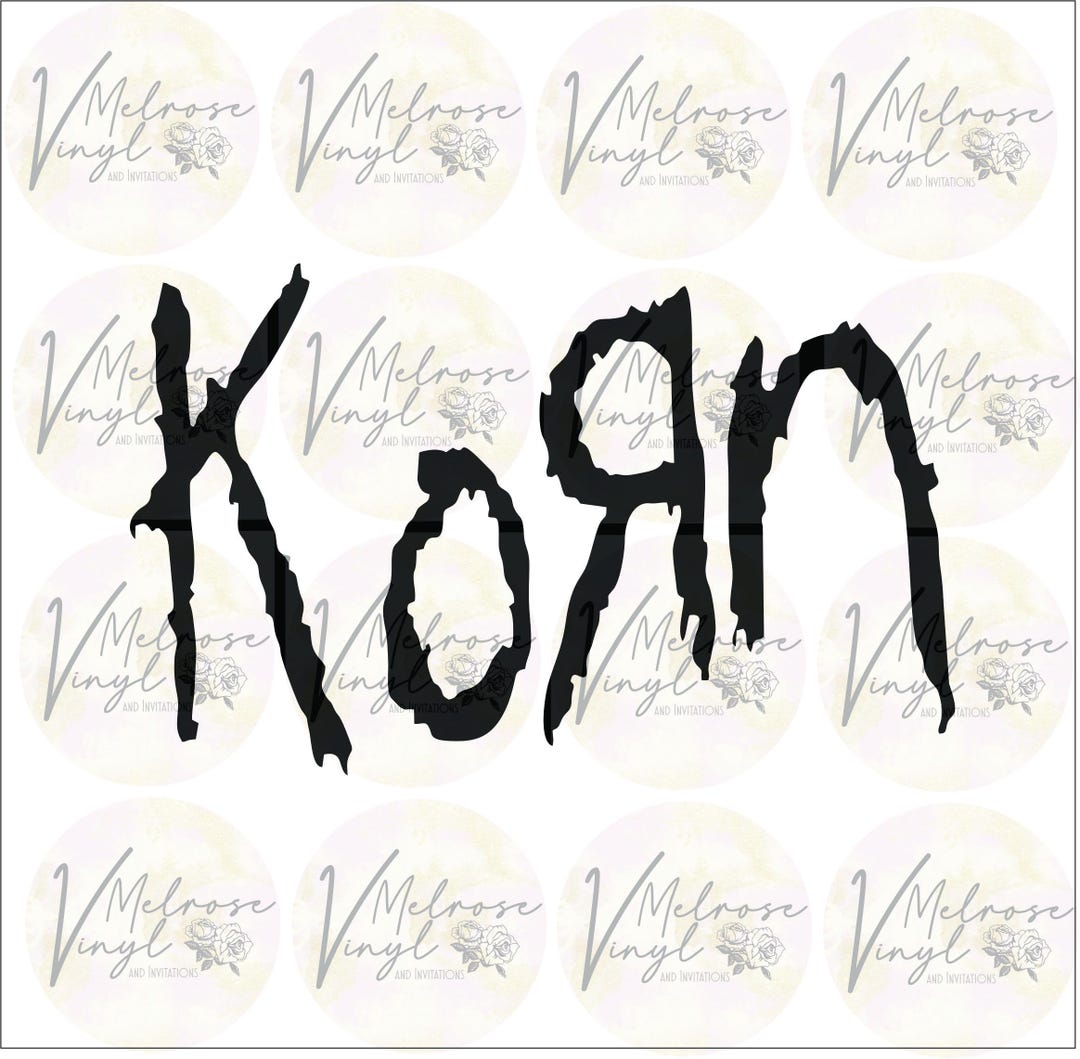 Korn Logo - Vinyl Decal Sticker - Hard Rock Music - Various Colors and ...