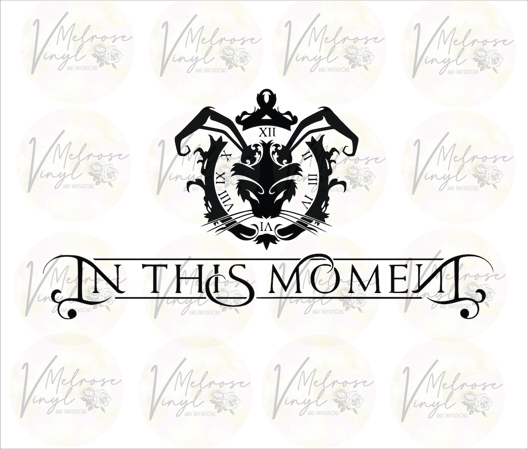 In This Moment Band Logo - Vinyl Decal Sticker - Rock Music - Various ...