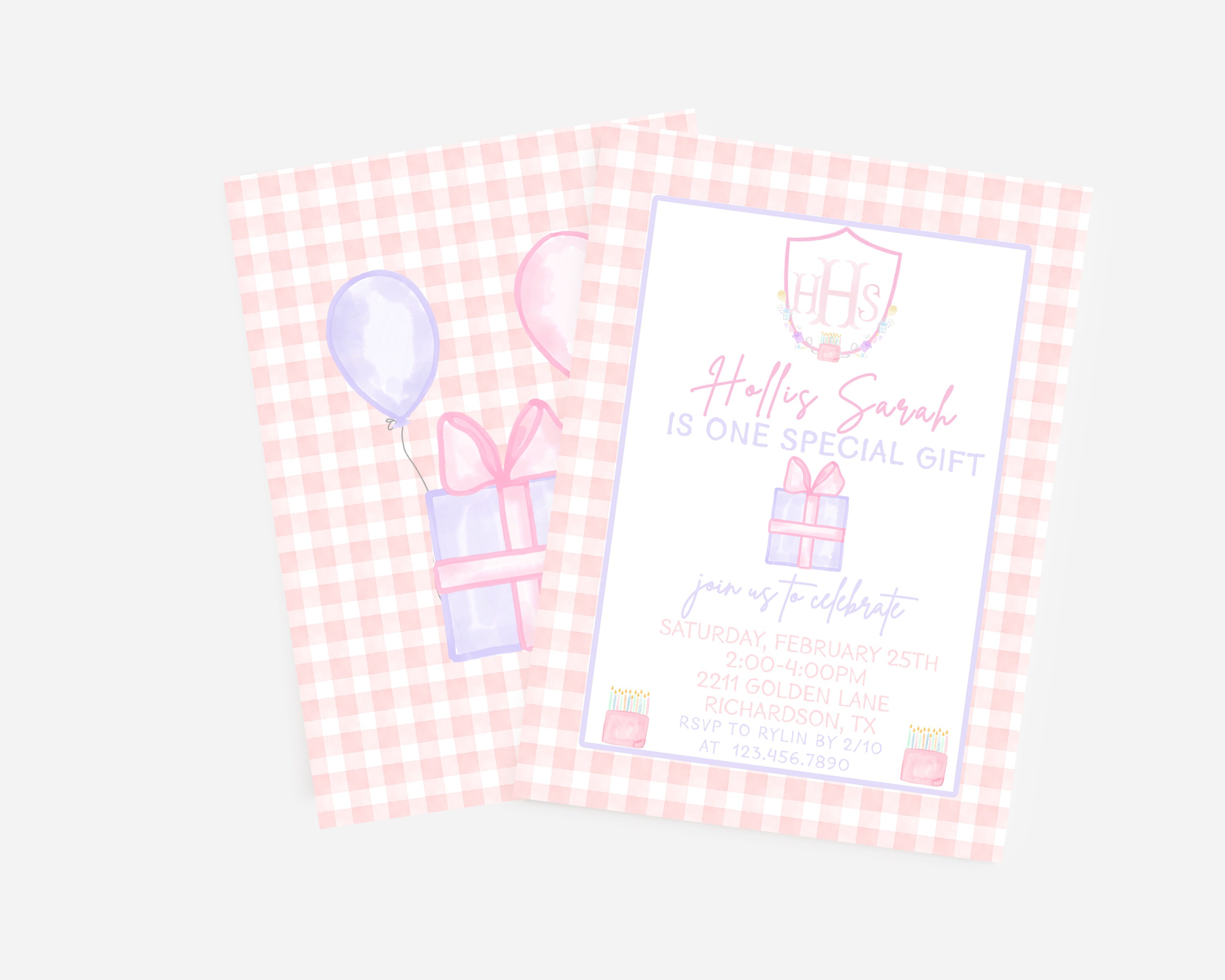 Everyday is a Gift Birthday Invitations - EDIAG- One Special Gift ...