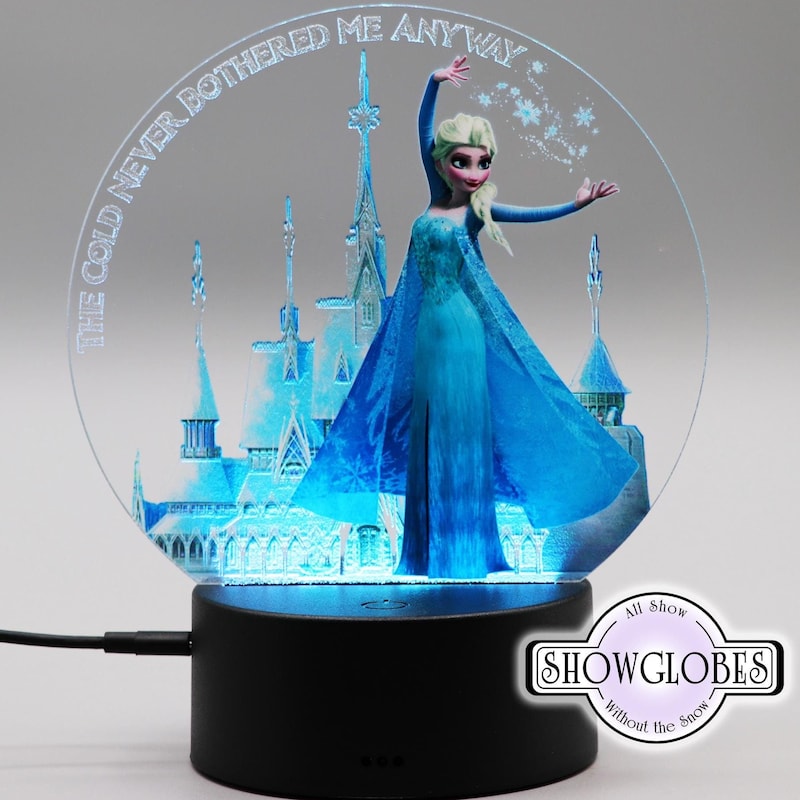 Frozen Elsa Snow Globe - Etsy