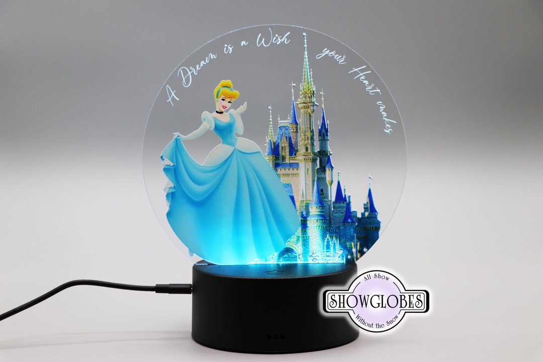 Disney's Cinderella Princess LED Showglobe Display - Etsy