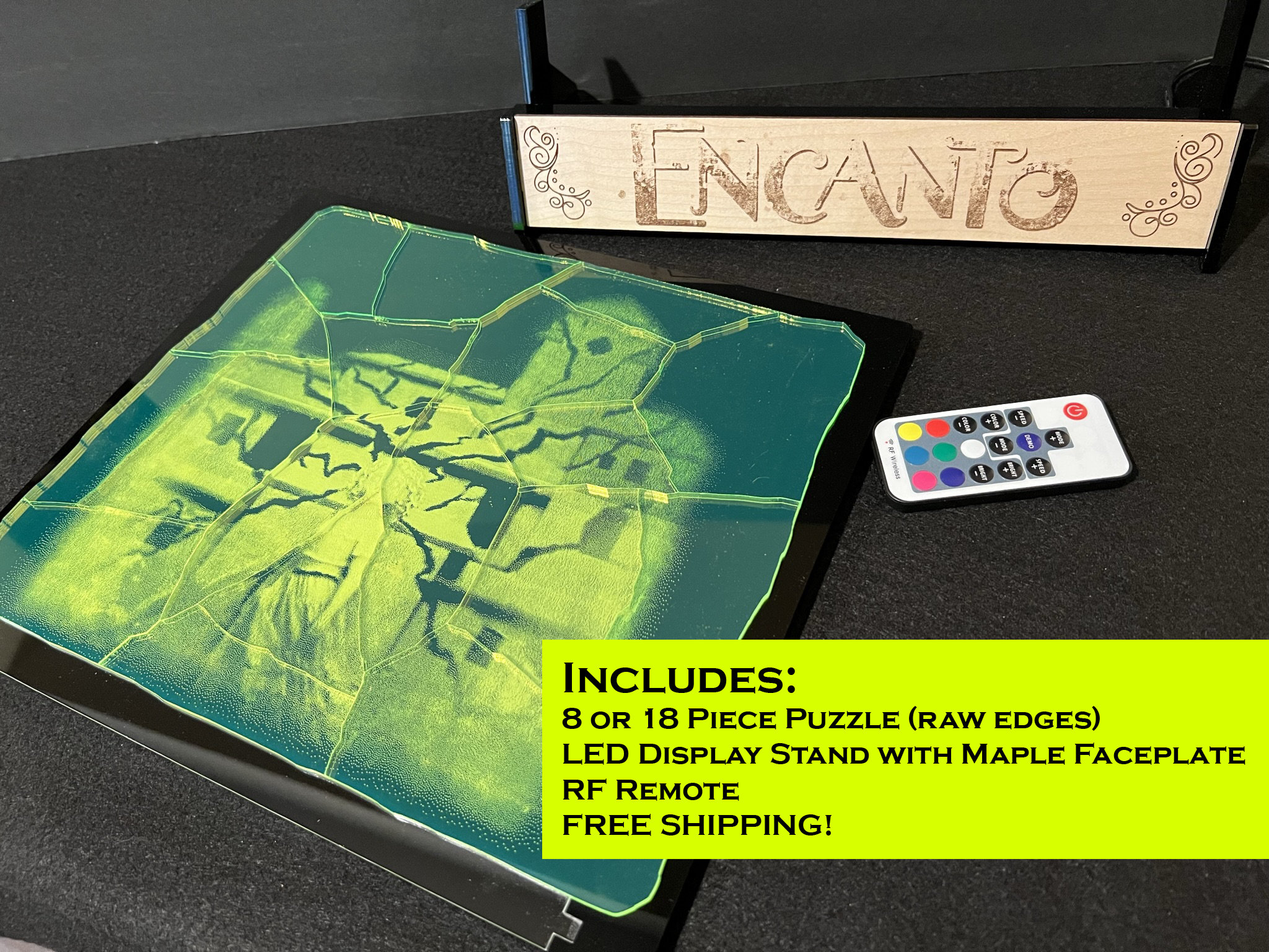 Bruno Vision Puzzle and LED Display Stand Combo - Etsy